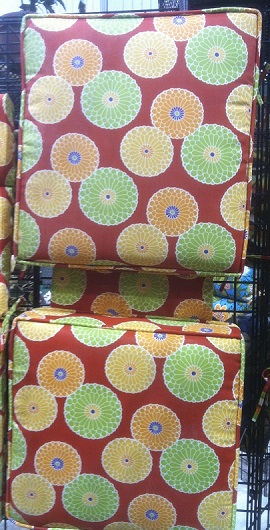 Boxed Edge Attached Chair Cushion